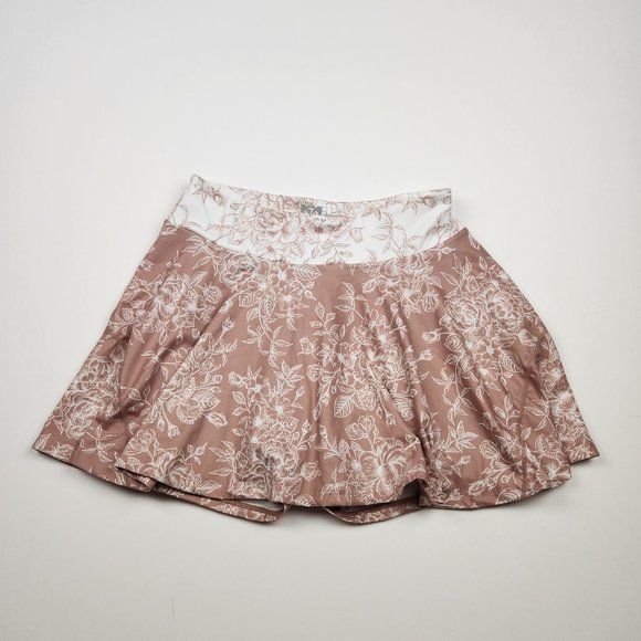 POPFLEX | Shorts | Popflex Supersculpt Twirl Skort With Pockets In Tan ...